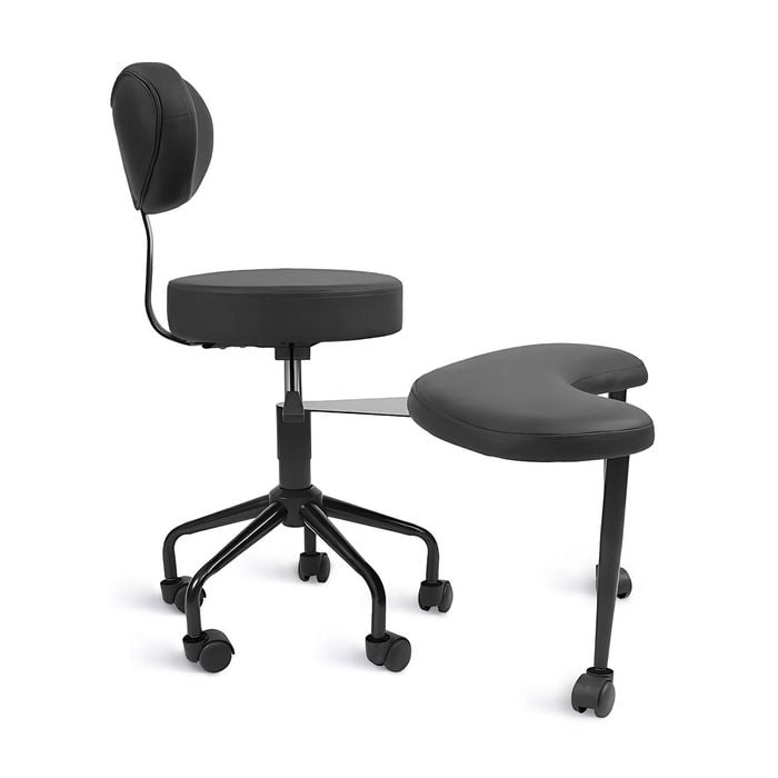 Lauft Cross-Legged Armless Office Chair ADHD Chair Lumbar Support Backrest - Bunnings Australia