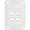 HPM ARTEOR 4 Gang Fan / Light / Heat Switch - Bunnings Australia
