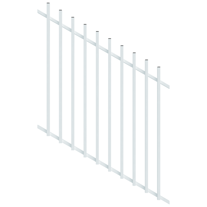 ProtectorAl 350 - 1200 x 1200mm Pearl White Raked 16-30º Radiator Pool ...