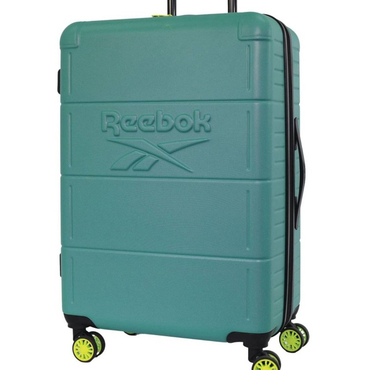 Reebok Wanderer Medium 90L Hard Shell Case Suitcase Luggage Turquoise ...