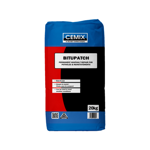 Cemix 20kg Bitupatch Asphalt Pole Hole Repairer - Bunnings New Zealand