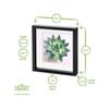 Nicola Spring Acrylic 3D Box Photo Frame with 8" x 8" Mount - 10" x 10 ...