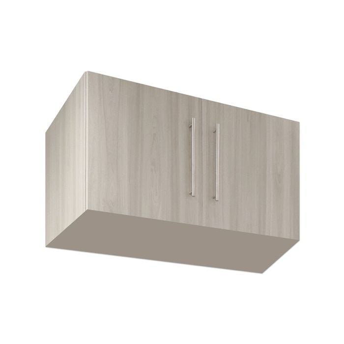 Bedford 900mm Light Ash 2 Door Wardrobe Topper Shell - Bunnings Australia