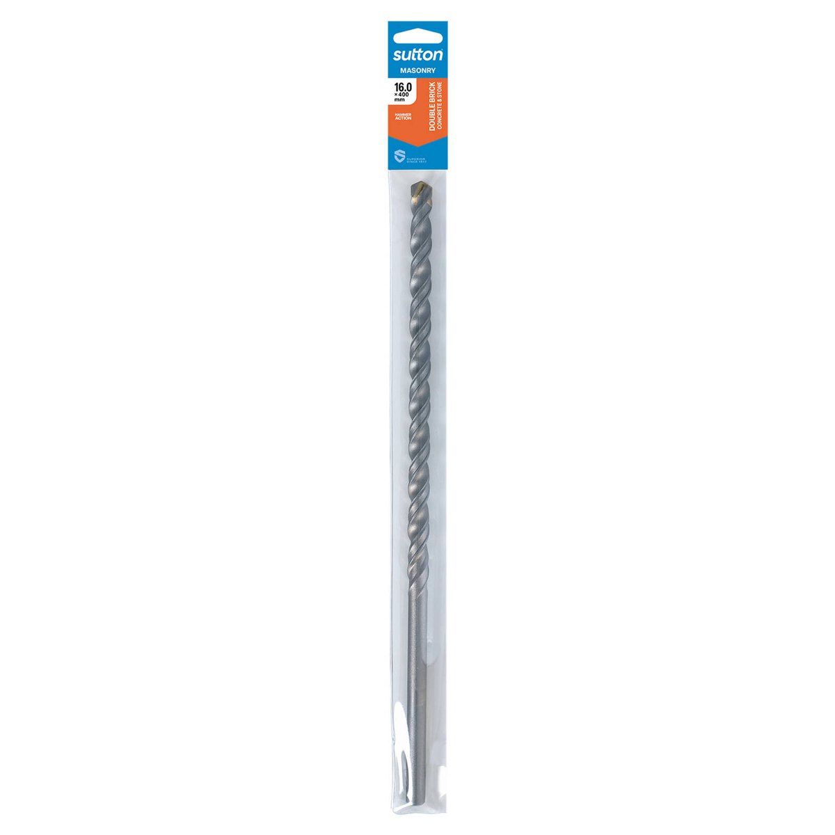 Sutton Tools 16 x 400mm DB TCT Masonry Drill Bit - Bunnings New Zealand