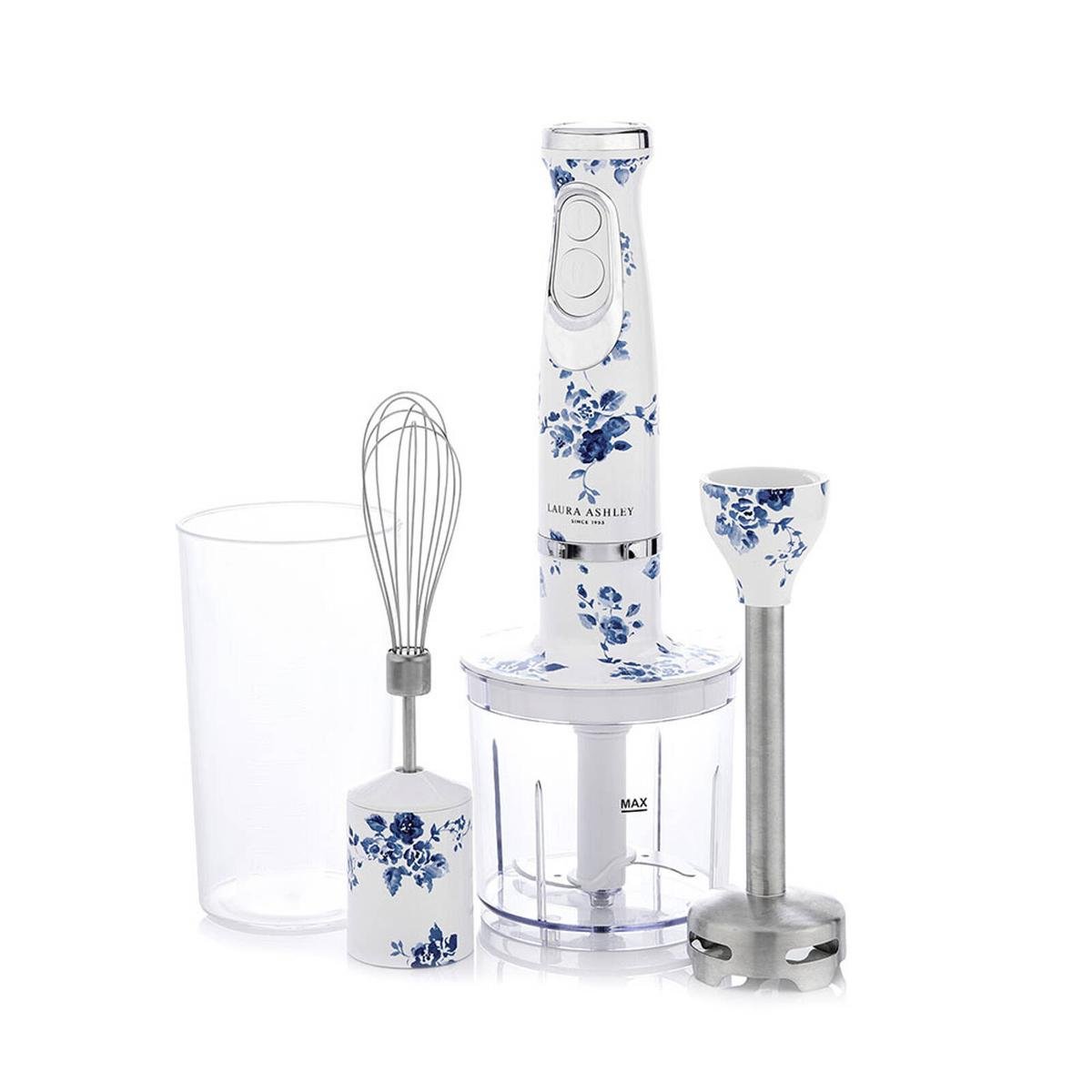 Laura Ashley Electric 180W Hand/Stick Blender Set China Rose - Bunnings ...