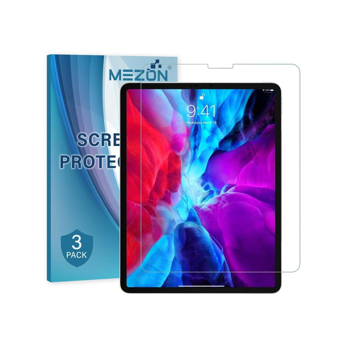 3 Pack MEZON Apple iPad Pro 12.9" 2020 Anti-Glare Matte Film Screen ...
