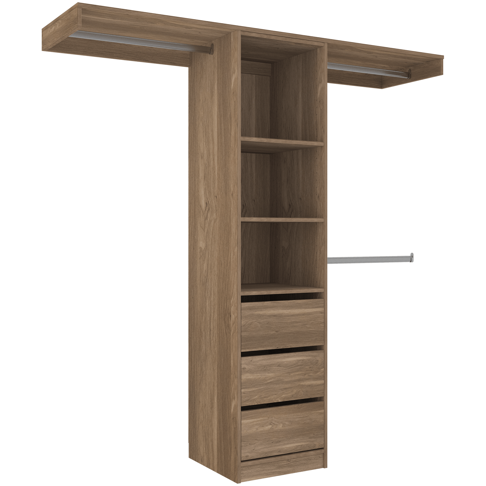 1800 - 2100mm Cove Pack 4 Opening Built in Wardrobe Package - Lugna Online