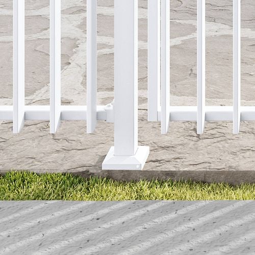 ProtectorAl 100 x 100mm Pearl White Post Domical Cover - Bunnings New ...