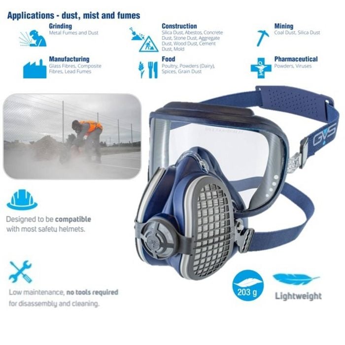 GVS Integra Particulate Respirator with P3 Filters SPR407 - S/M ...