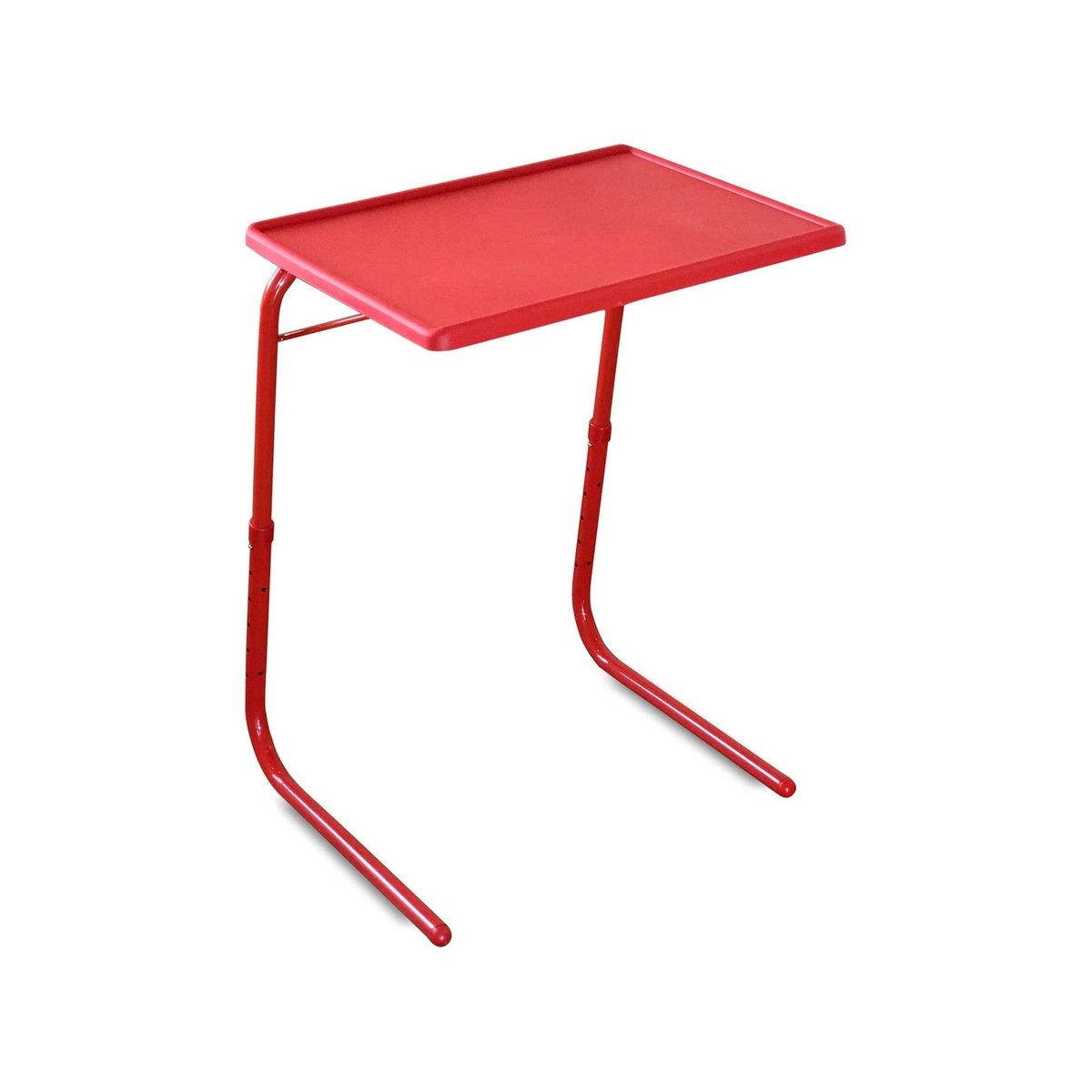 TABLE BUDDY 52.50x40x73cm Adjustable Folding Table - Cherry Red ...