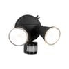 Brilliant Black Lamy DIY Twin Security Light With Sensor - Bunnings ...