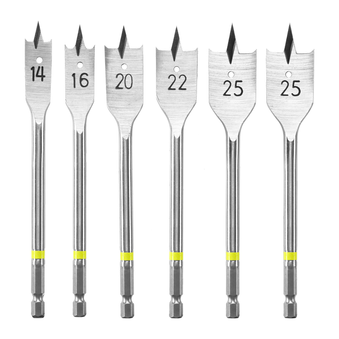 Ryobi 6 Piece Spade Bit Set - Bunnings New Zealand