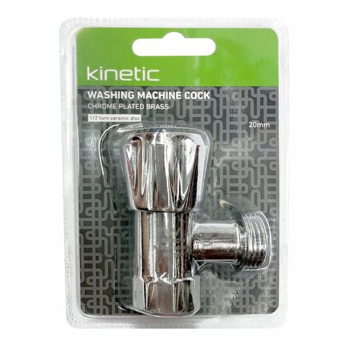 Kinetic 20mm Chrome Washing Machine Stop - Bunnings Australia