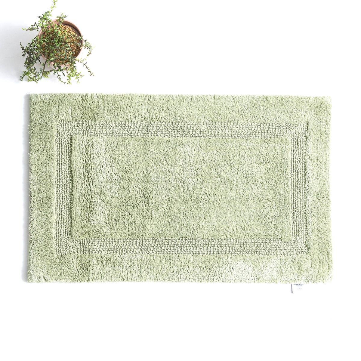 Renee Taylor Soho 80cm Cotton Bath Mat Reversible Khaki - Bunnings ...