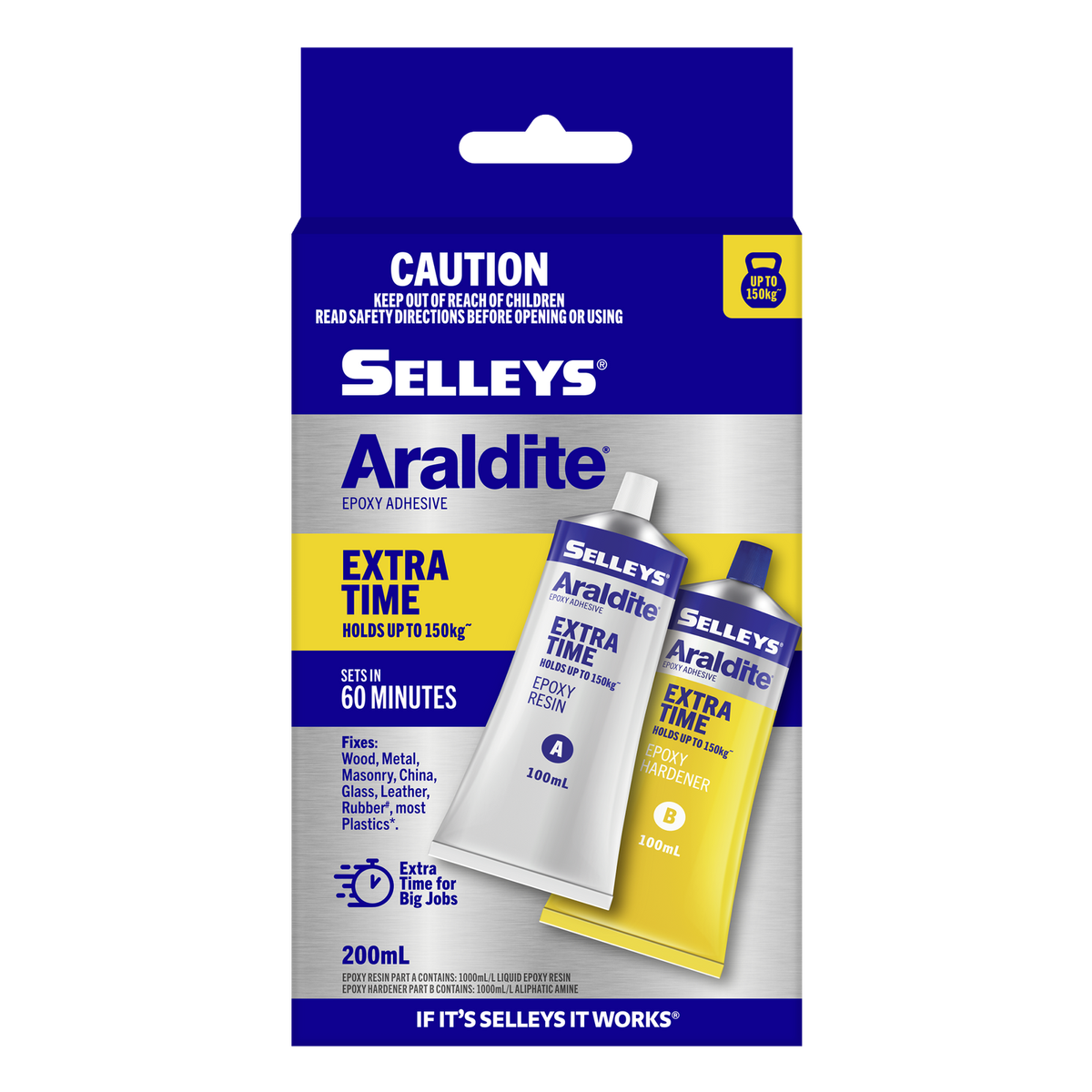 Selleys 200mL Araldite Extra Time Epoxy Adhesive - Bunnings Australia