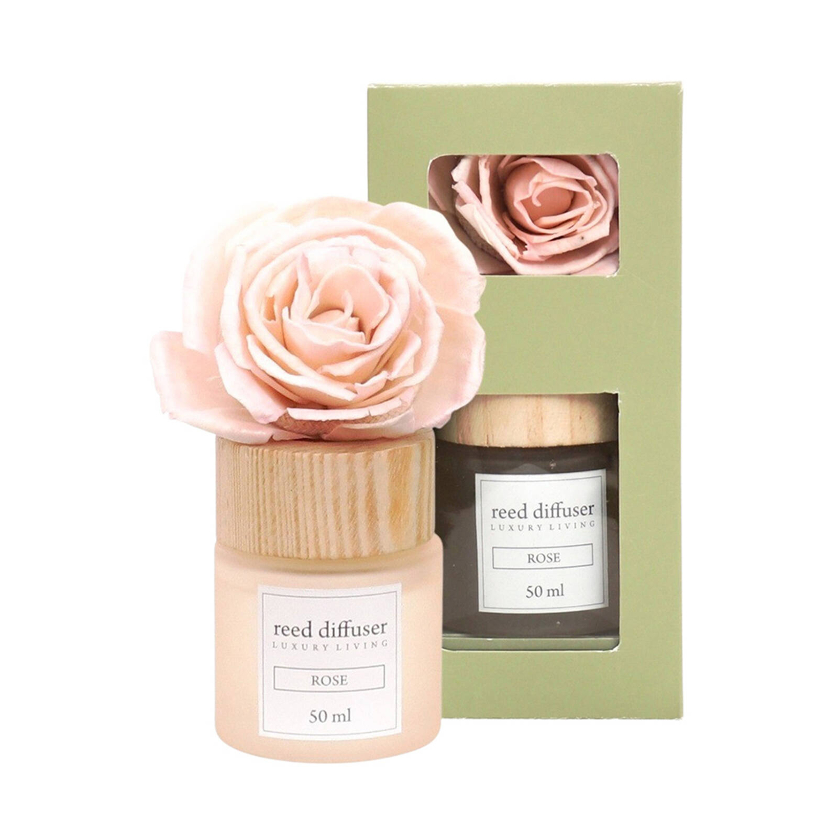 Urban Dried Flower 50ml Scented Rose Reed Diffuser - Pink - Bunnings ...