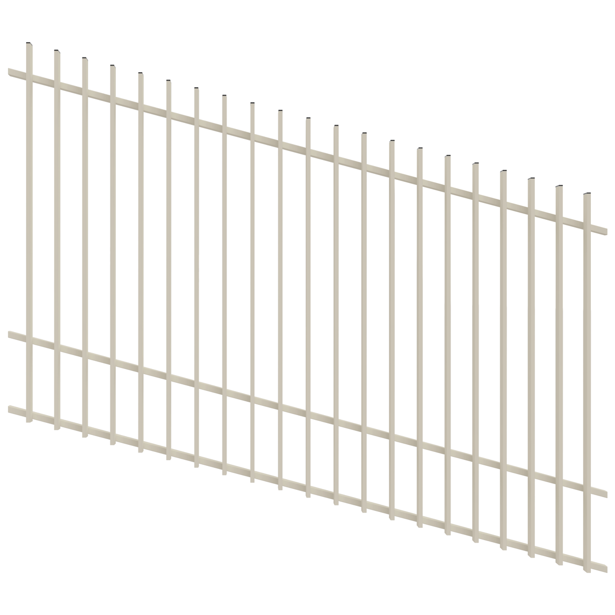 ProtectorAl 1201-2400W x 1500H Surfmist Radiator Pool Fence Panel Raked ...