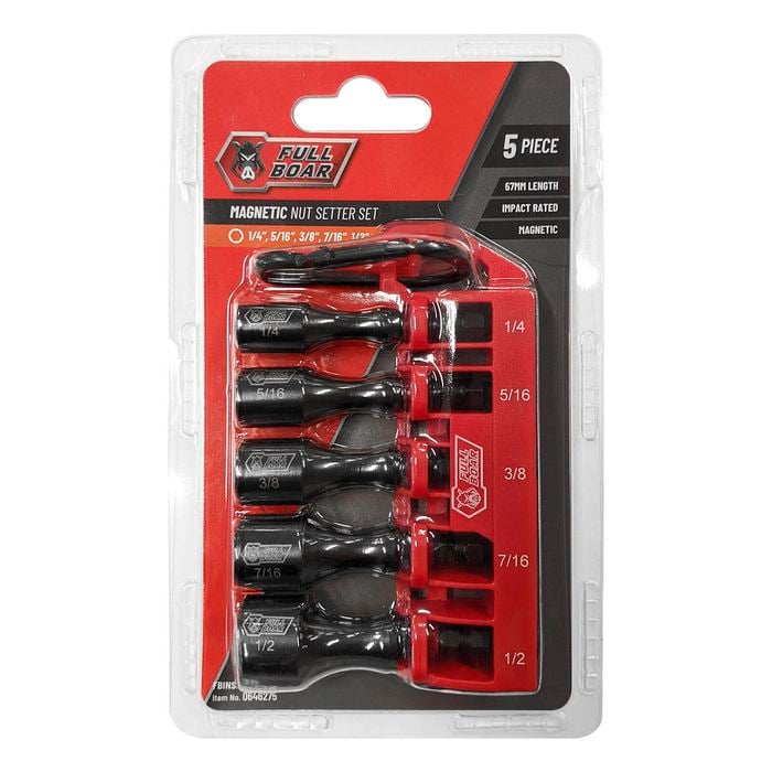 Full Boar 67mm 5 Piece Magnetic Impact Nut Setter Set FBINSS-675 ...