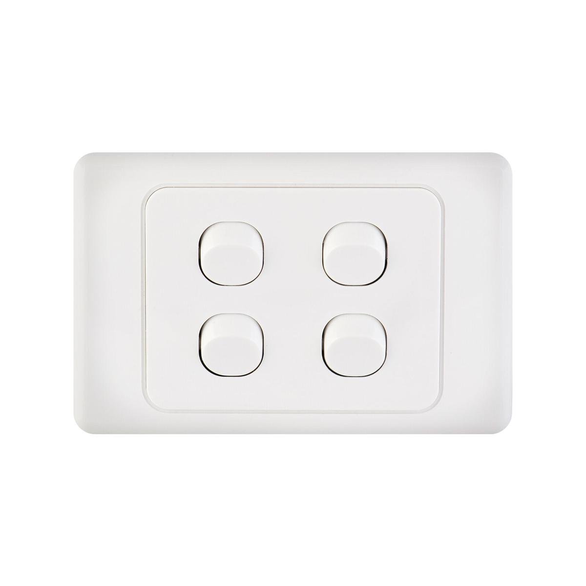 DETA White Quad Switch - Bunnings Australia