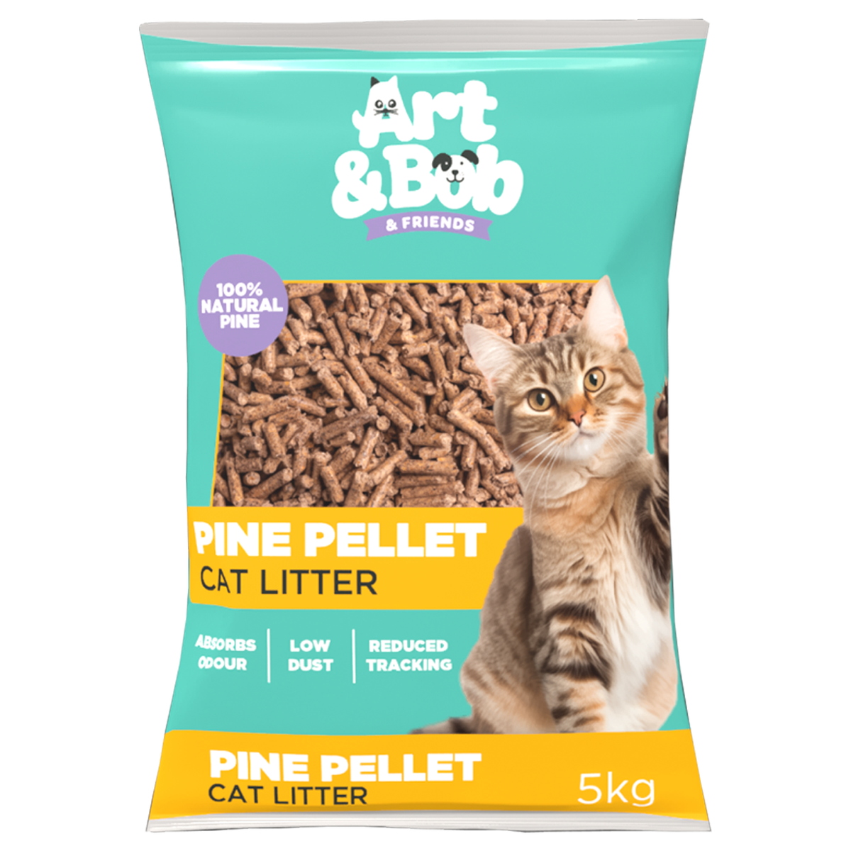 Art & Bob 5kg Pine Pellet Cat Litter - Bunnings Australia