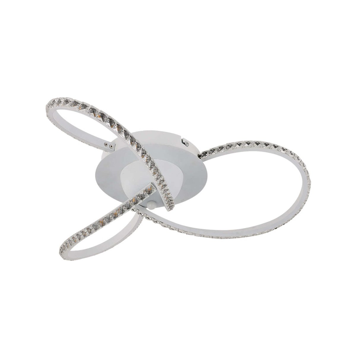 Lexi Lighting Irie Dimmable 3 Lights LED Ceiling Light - 50 cm White ...