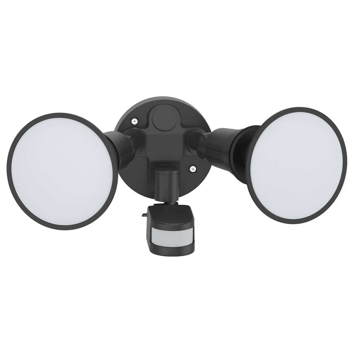 Arlec Twin Head Hardwired Floodlight with Sensor - Bunnings Australia