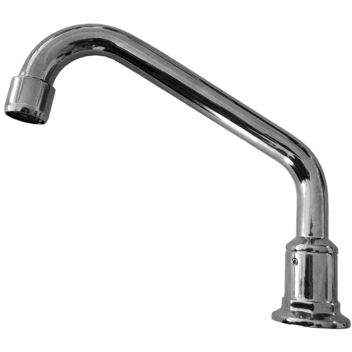 Shaw & Mason 180mm Chrome Swivel Hob Tube Spout - Bunnings Australia