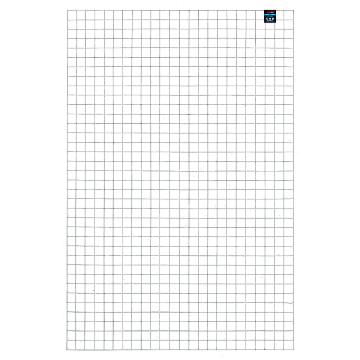 RapidMesh 180 x 120cm 50 x 50 x 3.15mm Silver Wire Mesh Panel ...