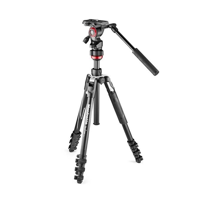 Manfrotto Befree Live Aluminum Lever-Lock Tripod Kit with EasyLink ...