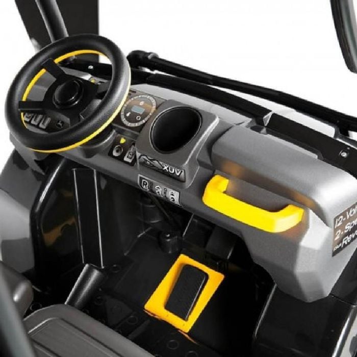 John Deere XUV Electric Gator with Roof - Midnight Black 12V 3y ...