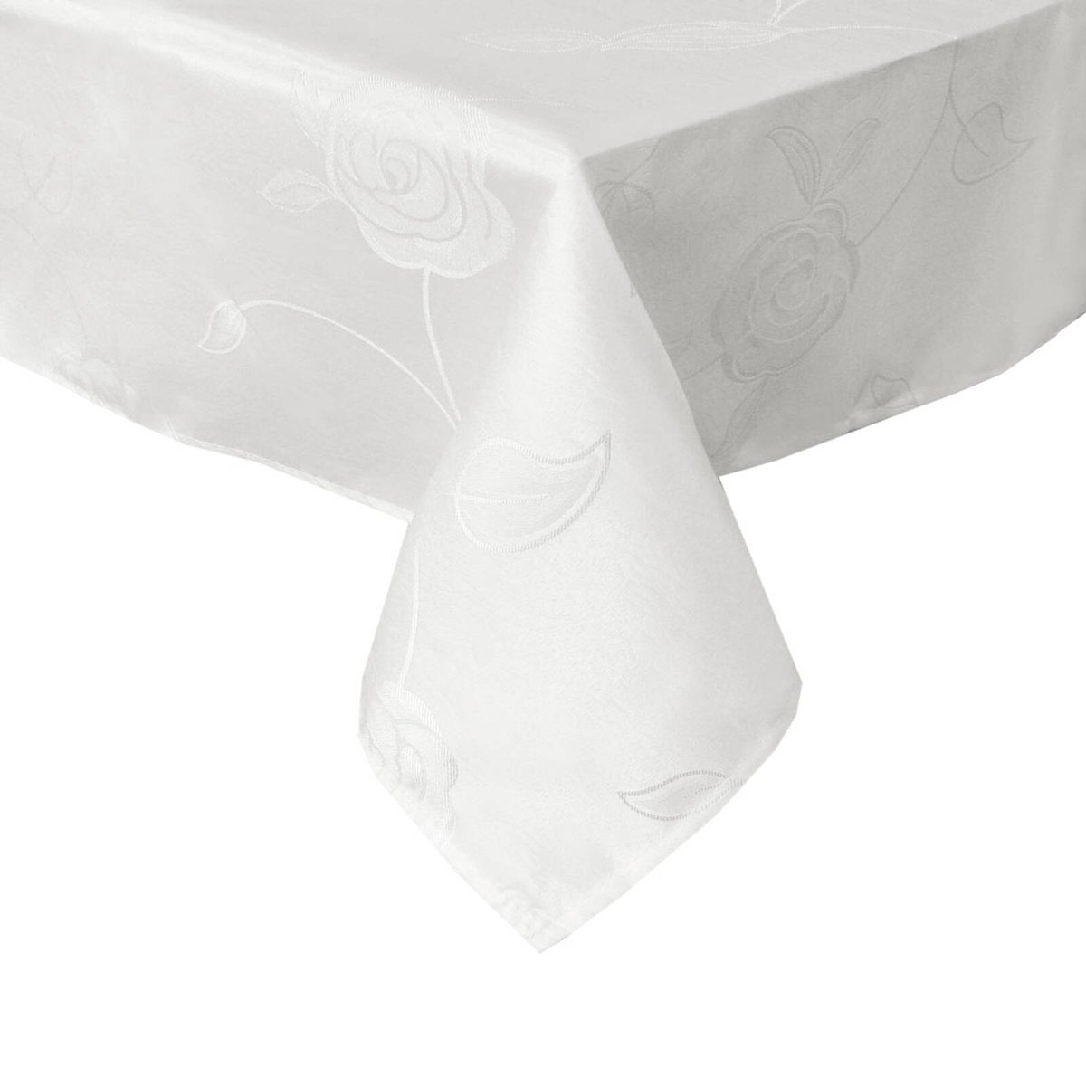 Jacquard Tablecloth Rosa Ivory 150 x 210 cm - Bunnings Australia