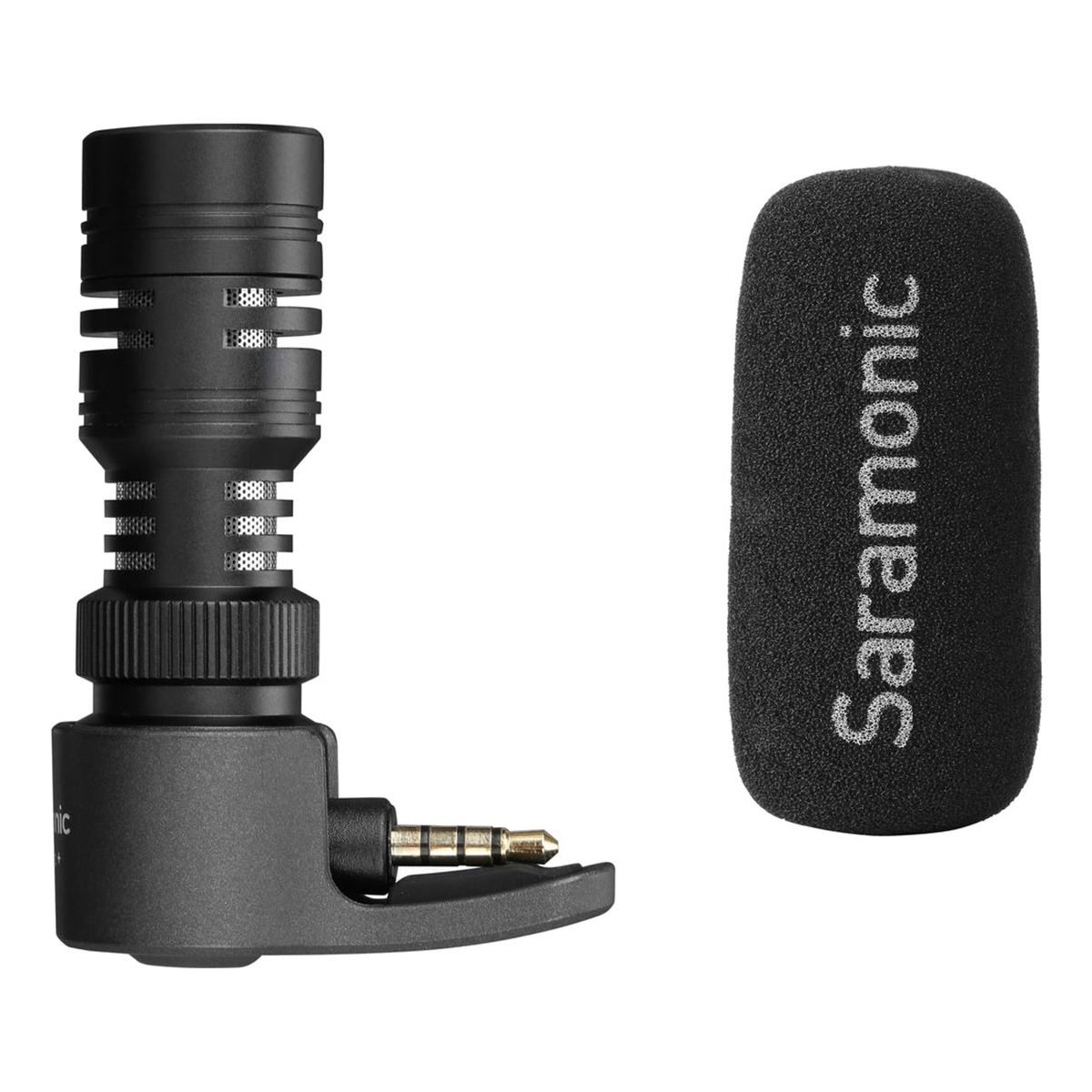 Saramonic SmartMic+ Smartphone Mic with 3.5mm - Black - Bunnings Australia