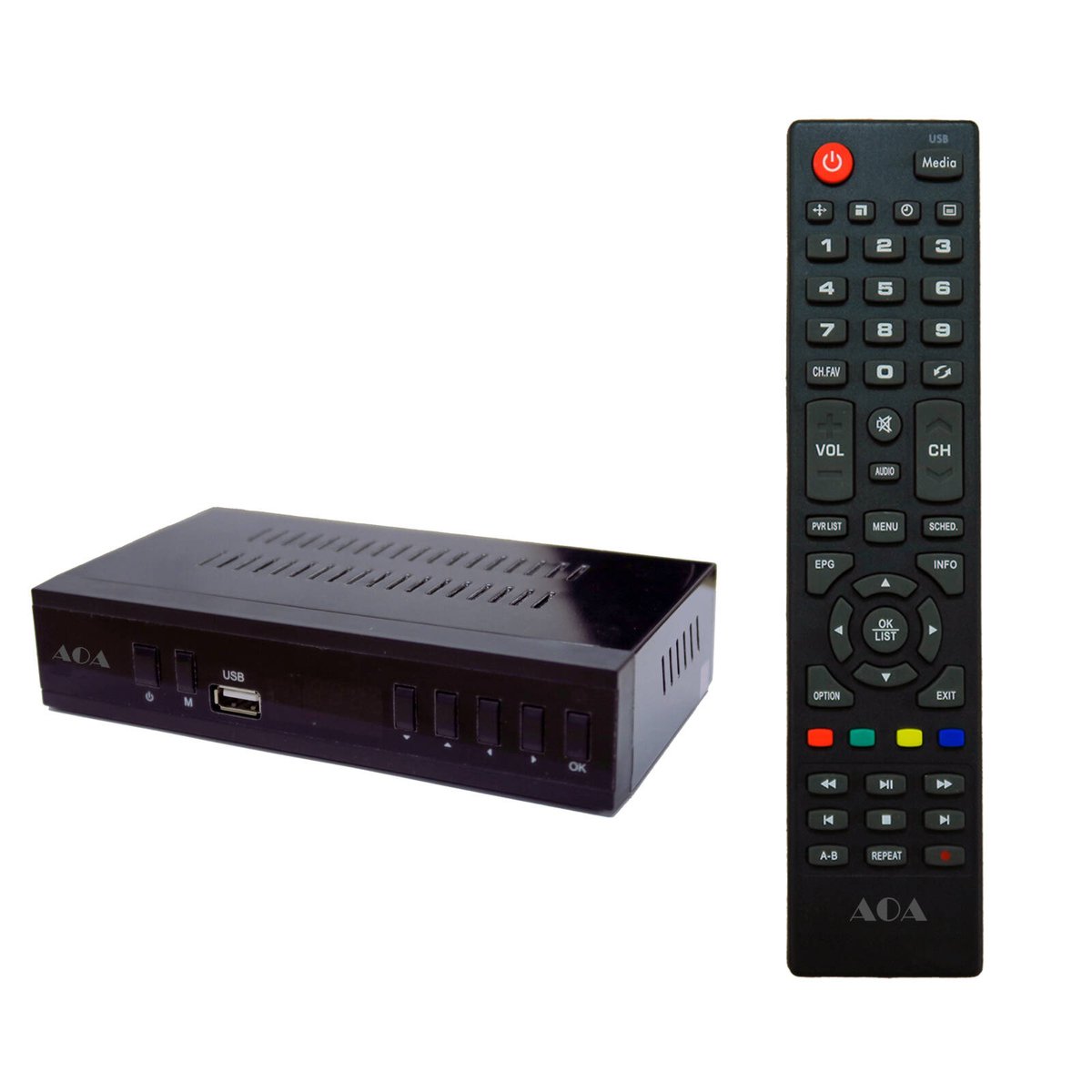 AOA HDB860 FHD DVB-T2 H.265 PVR Media Play Set Top Box for NEW AU DTV ...
