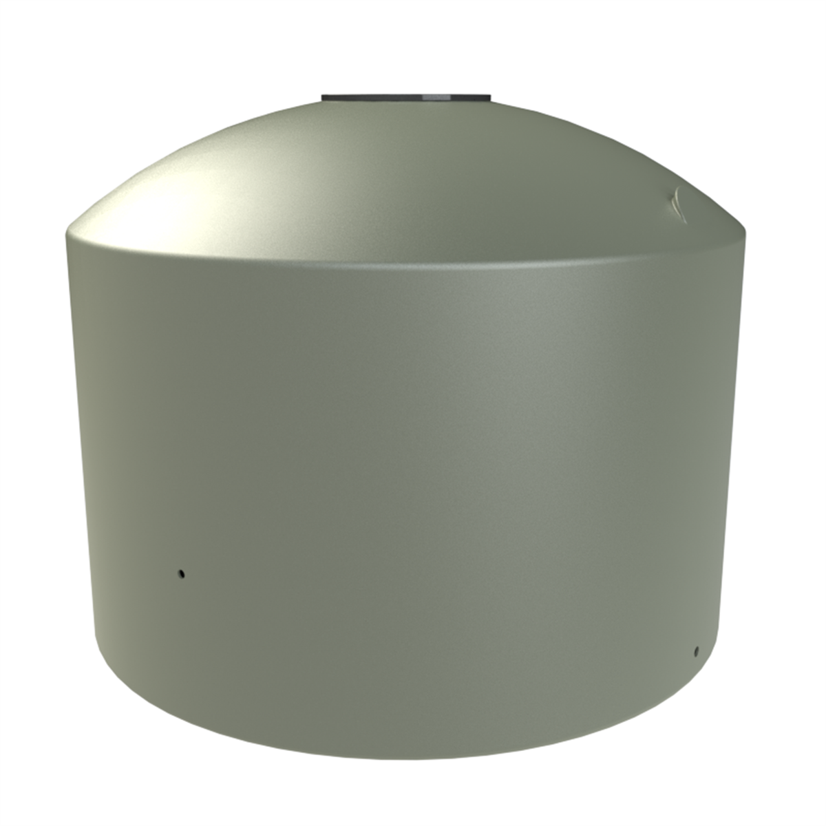 Melro Tanks 2200L Mist Green Round Squat Poly Water Tank - Bunnings ...