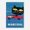 Galrie Marchal Cat Spark Plug Vintage Advertising Poster by Jean Colin ...