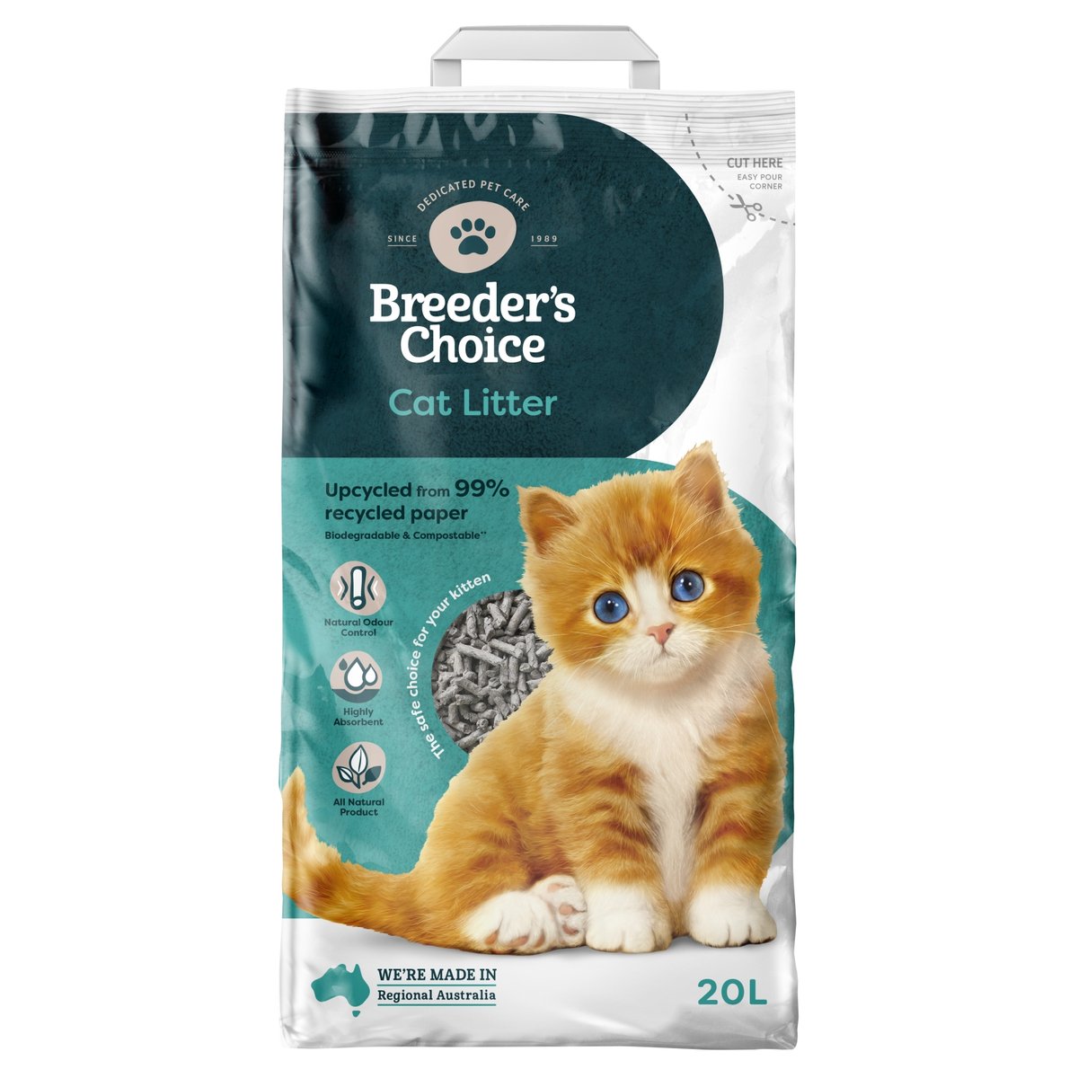 Breeders Choice 20L Cat Litter - Bunnings Australia