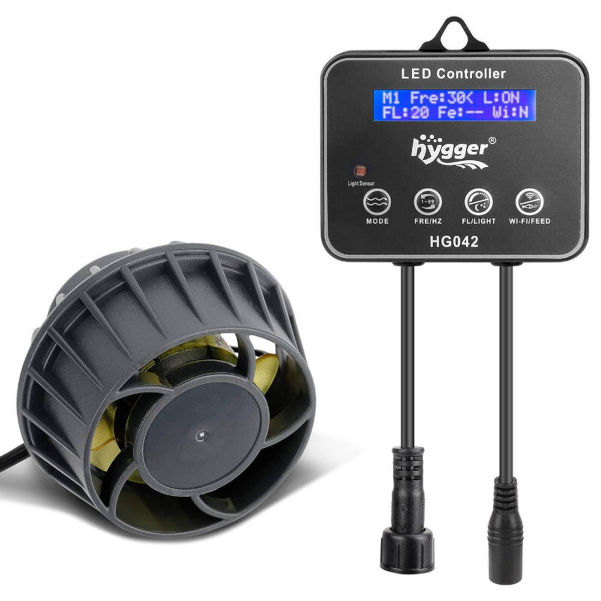 Hygger Inverter Wavemaker Pump - Black - Black | One size | HG-042 ...