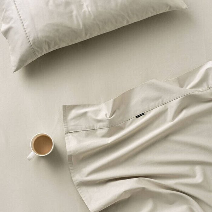 Linen House Augusta Taupe Sheet Set - Queen - Bunnings Australia