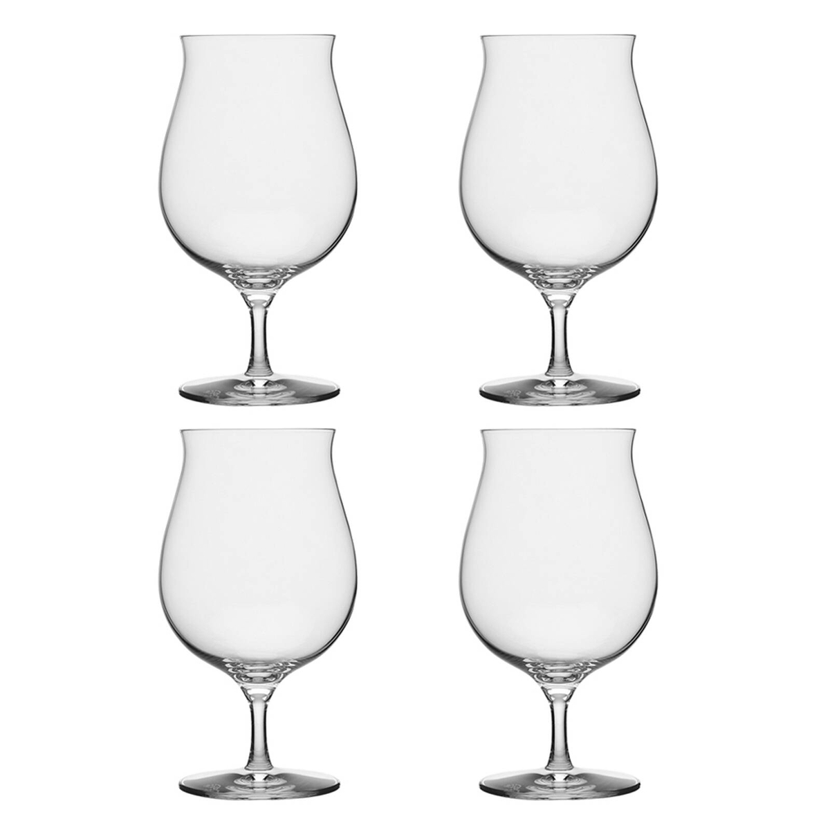 4pc Ecology 500ml Classic Crystalline Glass Craft Beer Cup Set - Clear ...