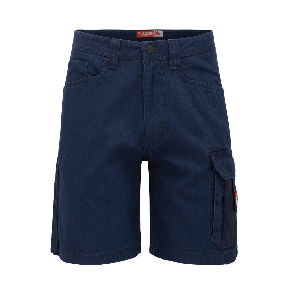 Hard Yakka Size 97R Navy Legends Cargo Short - Bunnings Australia