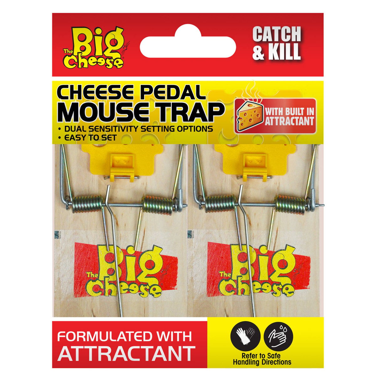 The Big Cheese Cheese Pedal Mouse Trap - 2 Pack - Bunnings Australia