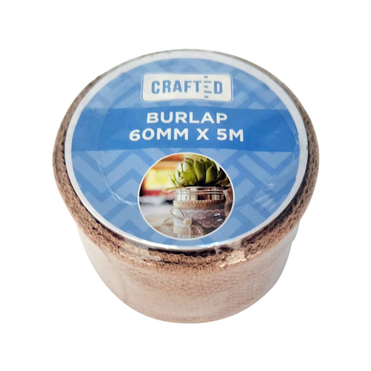 Crafted 60mm x 5m Natural Burlap - Bunnings Australia