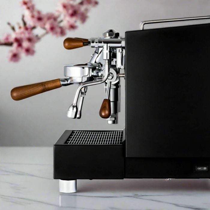 Izzo Alex Duetto IV Plus Coffee Machine Stainless with Walnut ...