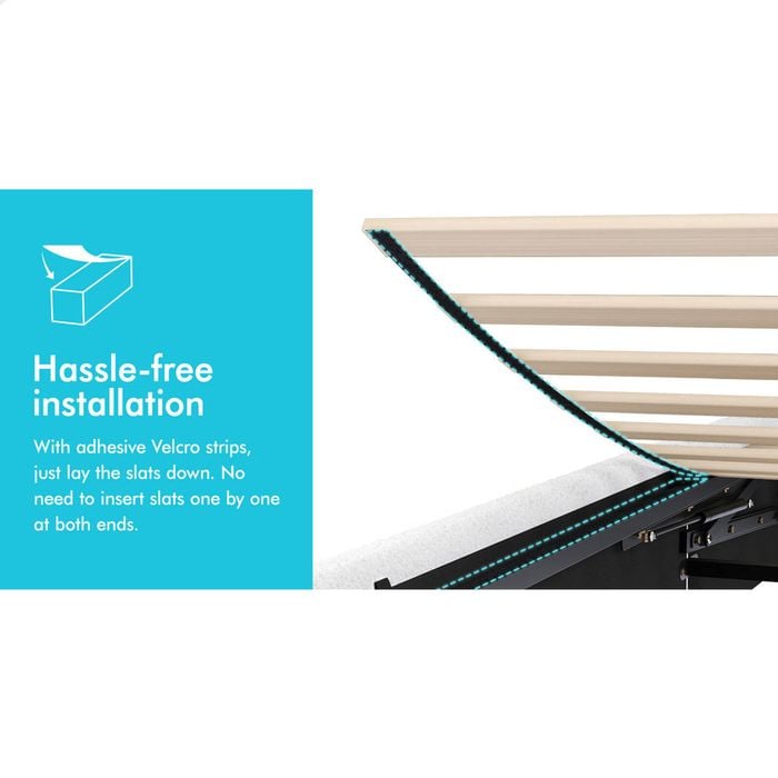 ALFORDSON Bed Frame Gas Lift Storage Base Queen - Bunnings Australia