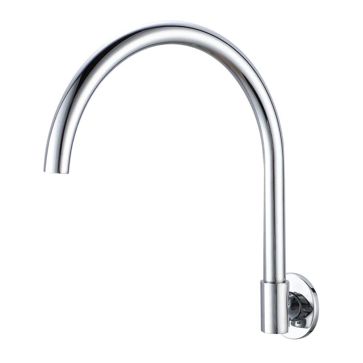 Shaw & Mason 250mm Chrome Swivel Wall Mounted Spout - Bunnings Australia