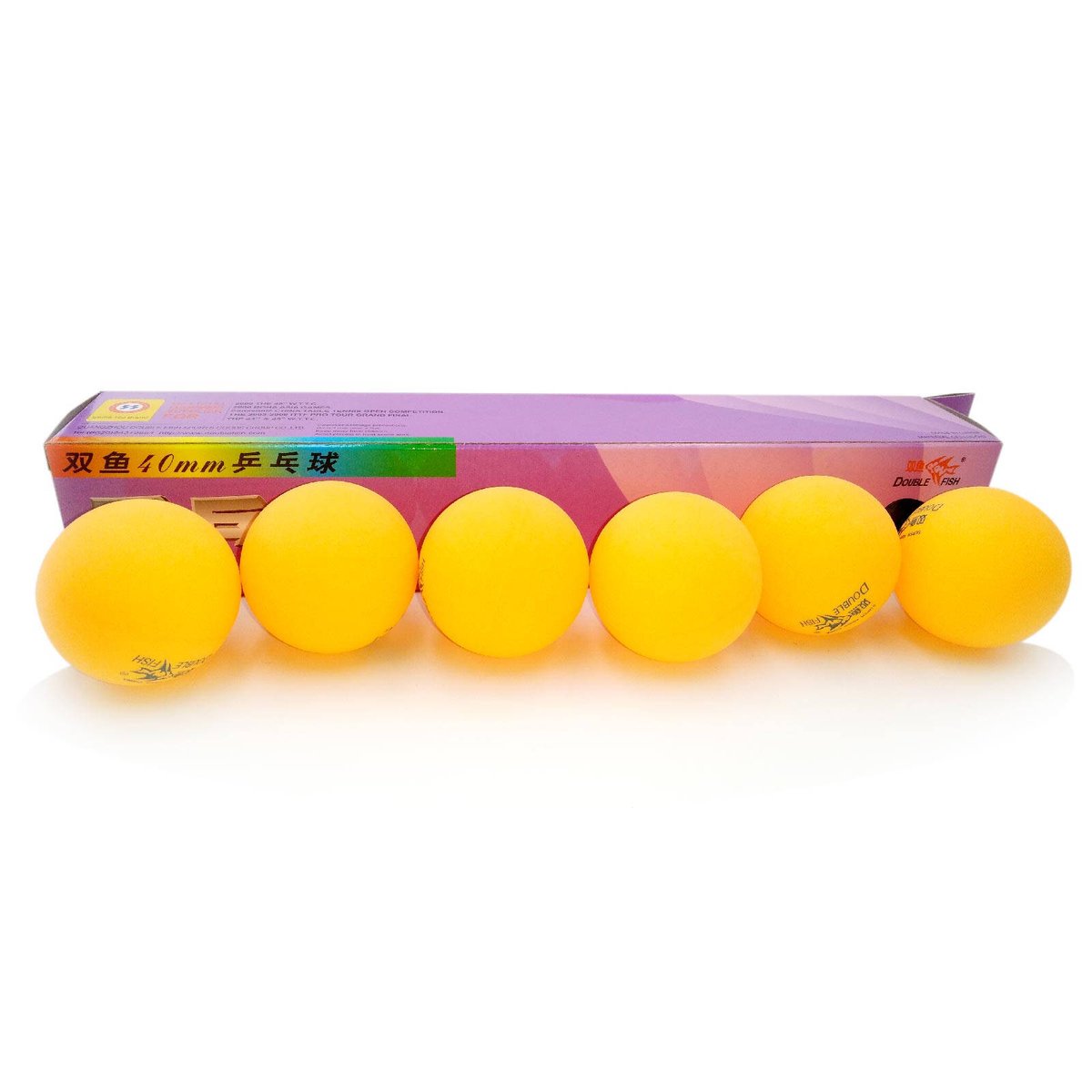 Double Fish Table Tennis Ball (6 Pieces) - Bunnings Australia