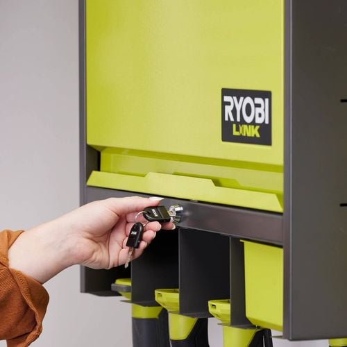 Ryobi LINK™ Hanging Lockable Wall Storage - Bunnings Australia