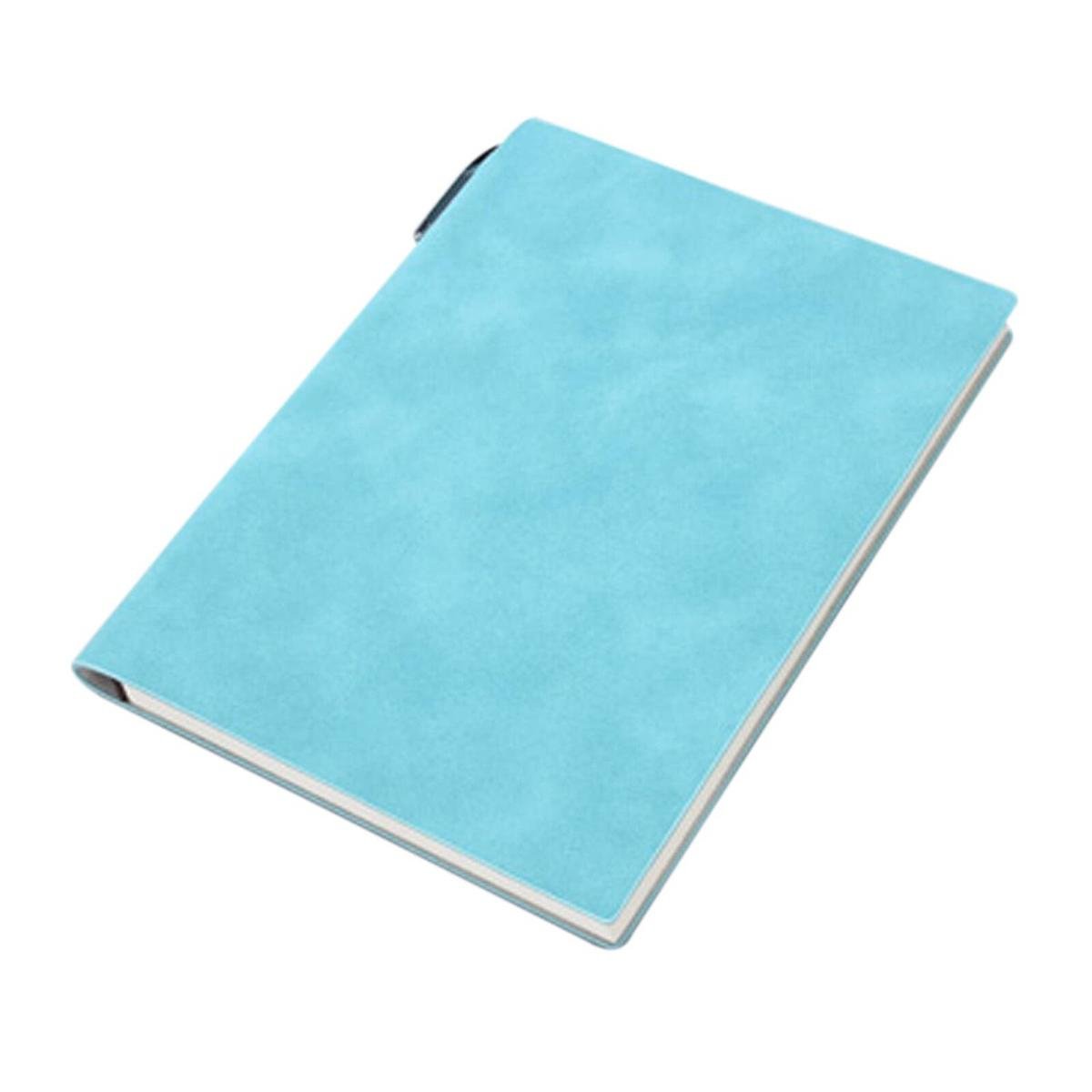 A5 200 Pages Fashion Glued PU Leather Cover Journal Travel Notebook ...