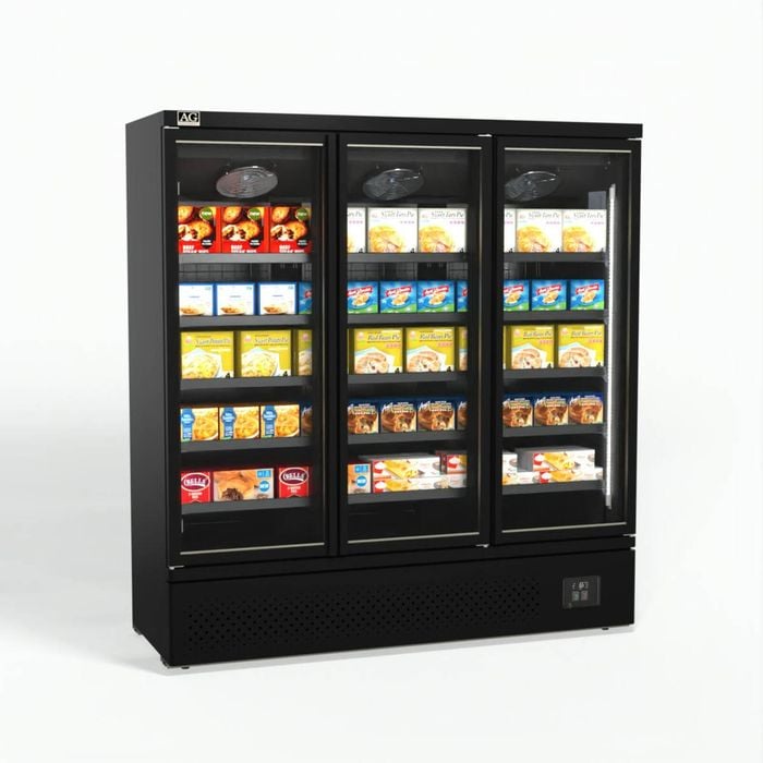 AG Equipment AG Supermarket Three Doors Upright Display Freezer ...