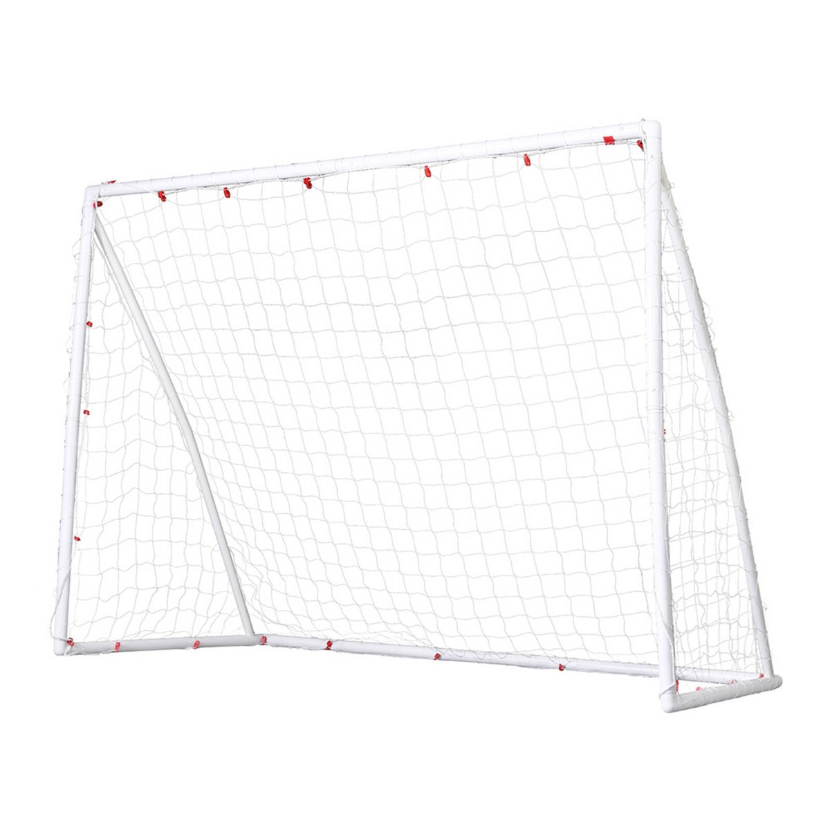 Everfit 8FT Soccer Football Goal Net UPVC Frame PE Mesh Weatherproof ...